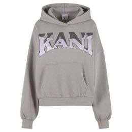 Karl Kani Damen Kapuzensweatshirt &raquo; KK Woven Signature Glitter Os Hoodie&laquo;, 1 Stk. XXS