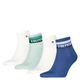 Tommy Hilfiger Herren Kurzsocken &raquo;TH MEN QUARTER 4P SPORT TH LOGO ECOM&laquo; 4 Paar 39-42