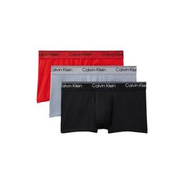 Calvin Klein Underwear Herren &raquo;LOW RISE TRUNK 3PK&laquo; Packung, 3er, 3 Stk. mit Logo-Stretchbund bunt S (48), 3 Stk.