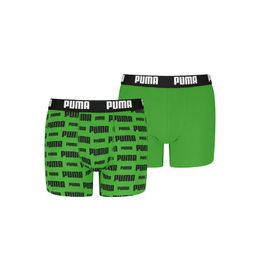 Puma Herren Puma Boxershorts &raquo;Puma BOYS EVERYDAY LOGO PRINT BOXERS 2P&laquo; Packung, 2er Pack, mit breitem Logobund 170/176