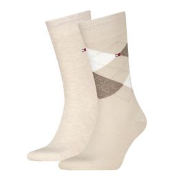 Tommy Hilfiger Herren Socken &raquo;TH MEN SOCK CHECK 2P&laquo; 2 Paar, 2 Paar tlg. mit klassischem Argyle-Design 43-46