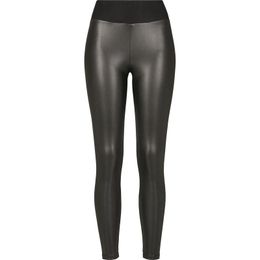 Urban Classics Damen Urban Classics Leggings &raquo; Damen Ladies Faux Leather High Waist Leggings&laquo; M, US-Gr&ouml;&szlig;en