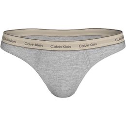 Calvin Klein Underwear Damen Tanga &raquo;THONG&laquo; K&ouml;rpernahe Passform mit elastischem Bund L (40)