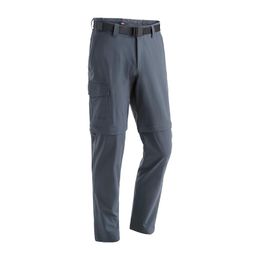 Maier Sports Damen Funktionshose &raquo;Torid slim zip&laquo; Herren Wanderhose, zipp-off Outdoor-Hose, 4 Taschen, Slim Fit grau 106, Langgr&ouml;&szlig;en