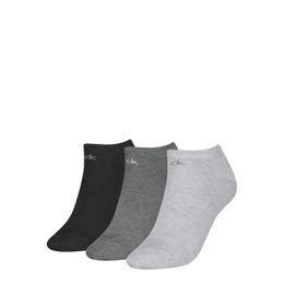 Calvin Klein Herren Sneakersocken &raquo;CK WOMEN SNEAKER&laquo; 3 Paar, schmales Rippenb&uuml;ndchen, Cotton-Mix, elastisch 39-42