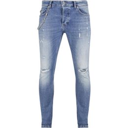 2Y Premium Herren 2Y Premium Bequeme Jeans &raquo;2Y Premium Herren 2Y Skinny Fit Destroyed Jeans&laquo; 38, Normalgr&ouml;&szlig;en