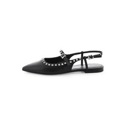 Kennel & Schmenger Kennel & Schmenger Ballet Flats with Strap 'GRETA' female Black size 42,5