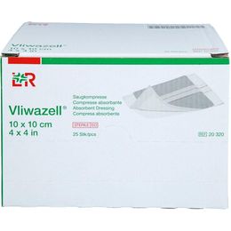 Avitamed Vliwazell Saugkompressen steril 10x10 cm 25 St