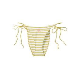 Calvin Klein Swimwear Bikini Bottoms 'CK Monogram' female Yellow size XS