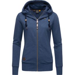 Ragwear Zip-Up Hoodie 'Paya' female Blue size XXXL