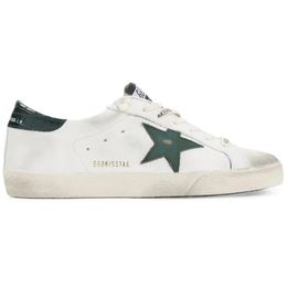 Golden Goose Deluxe Brand Golden Goose Low-Top Sneaker - Heren Super Star Nappa - Gr. 44 (EU) - in Gr&uuml;n - f&uuml;r Damen