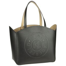 K by KARL LAGERFELD Karl Lagerfeld Shopper K/Circle MD Perforated in Black | Gr.: onesize