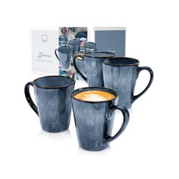 S&auml;nger S&auml;nger 4-tlg. Kaffeebecher Set Darwin in Blau | Gr.: onesize