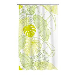 Ridder Duschvorhang Textil Tropical gr&uuml;n 180x200 cm | Gr.: onesize
