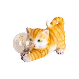 N&auml;ve n&auml;ve LED Solarleuchte "KATZE" in braun - (L)25 cm x (B)11 cm x (H)15 cm | Gr.: onesize