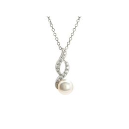 EYE CANDY Collier "PERLE 7MM" in Silber aus Sterling-Silber | Gr.: onesize