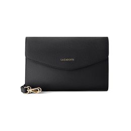 Lazarotti Bologna Leather Clutch Tasche Leder 23 cm in black | Gr.: onesize