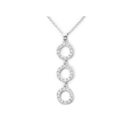 EYE CANDY Collier "KREISE" in Silber aus Sterling-Silber | Gr.: onesize
