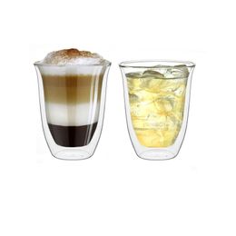 Creano 2er-Set "Thermo-Gl&auml;ser" DG-V doppelwandig, 400ml Glas | Gr.: onesize