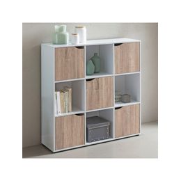 KADIMA DESIGN Sideboard | Sonoma, 89x91x29cm, 9 F&auml;cher, 5 T&uuml;ren | Gr.: onesize