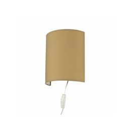 Licht-Erlebnisse Wandlampe (B)20 x (H)23 cm in Kaffeebraun | Gr.: onesize