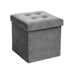 Atmosphera Cr&eacute;ateur d'int&eacute;rieur Hocker in anthrazitfarben | Gr.: onesize