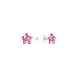 Prinzessin Lillifee Ohrstecker Silber 925, rhodiniert in Pink | Gr.: onesize