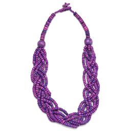 Collezione Alessandro Kurze Kette " Daisy " in violett | Gr.: onesize