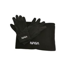 Mister Tee Unisex NASA Fleece Set in black | Gr.: onesize