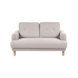 Beliani 2-Sitzer Sofa TUVE in Beige/Braun - (W) 149 x (H) 85 x (L) 90 cm | Gr.: onesize