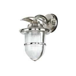 Licht-Erlebnisse Au&szlig;en Wandlampe (B)20 x (H)24 cm in Nickel matt | Gr.: onesize