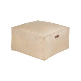 Beliani Pouf MUKKI in Beige - (W) 50 x (H) 30 x (L) 50 cm | Gr.: onesize
