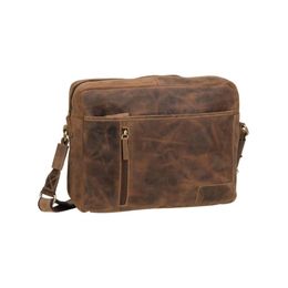 Green Burry Greenburry Bodybag Vintage 1653 Reporter Bag in Sattelbraun | Gr.: onesize