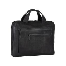 Leonhard Heyden Den Haag Aktentasche Leder 38 cm Laptopfach in schwarz | Gr.: onesize