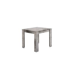 ByLiving Esstisch NEPAL in Beton-Optik - (B) 80 (T) x 80 x (H) 75 cm | Gr.: onesize