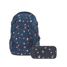 Coocazoo Schulrucksack-Set MATE Bubble Dreams in blau 2-teilig | Gr.: onesize