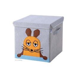 Lifeney Aufbewahrungsbox "DieMaus" Maus Gesicht mit Deckel, 30 x 30 x 30 cm | Gr.: onesize