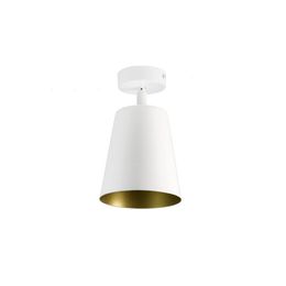 Licht-Erlebnisse Spot Strahler &Oslash; 13 x (H)30 cm in Wei&szlig; Gold | Gr.: onesize