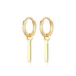 Elli Ohrringe 925 Sterling Silber Geo in Gold | Gr.: onesize
