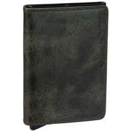 Secrid Geldb&ouml;rse Slimwallet Vintage in Olive-Black | Gr.: onesize