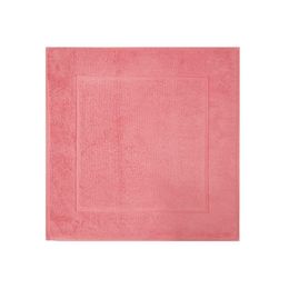 Framsohn 2er Set: Zwirnfrottier Badematte "BASIC" in pink (L) 67 x (B) 67 cm | Gr.: onesize