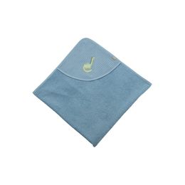 Sterntaler Kapuzenbadetuch 100x100 cm DINO Rexi in helles blau | Gr.: onesize
