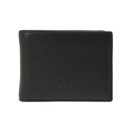 VLD VOi Leather Design Soft Victor Geldb&ouml;rse RFID Schutz Leder 12 cm in schwarz | Gr.: onesize