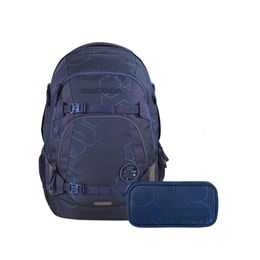 Coocazoo Schulrucksack-Set MATE Blue Motion in blau 2-teilig | Gr.: onesize
