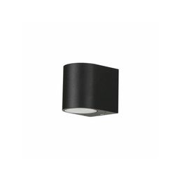Licht-Erlebnisse Au&szlig;en Wandlampe (B)6.8 x (H)8 cm in Schwarz | Gr.: onesize