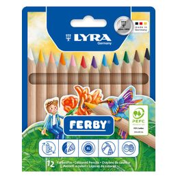 Lyra Ferby Buntstifte kurz, natur in natur | Gr.: onesize