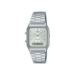 Casio Edelstahl wei&szlig; unisex 29mm | Gr.: onesize