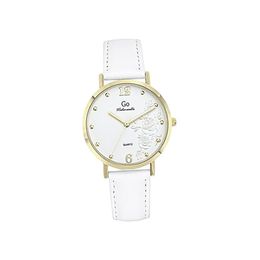 Armbanduhr-Analog wei&szlig; mittel (ca. 34mm) Girl Only Mademoiselle | Gr.: onesize