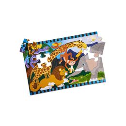 Melissa & Doug Melissa & Doug Safari Social Bodenpuzzle 24tlg.- ab 3 Jahren | Gr.: onesize