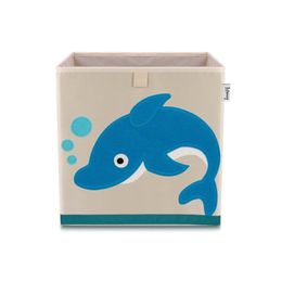 Lifeney Aufbewahrungsbox Delfin hell, 33 x 33 x 33 cm | Gr.: onesize